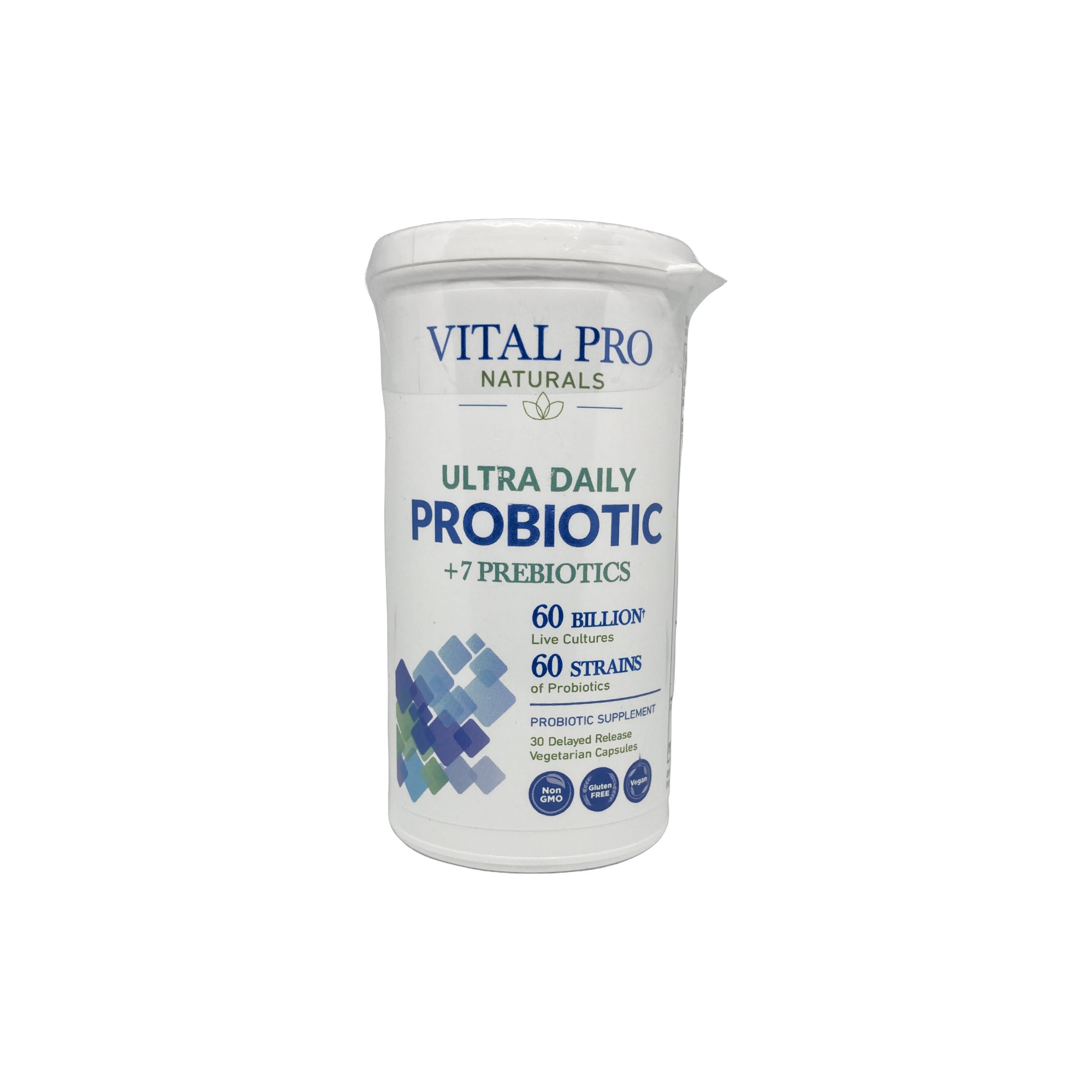Vital Pro Naturals Ultra daily probiotic with 7prebiotics 60 Billion/60 ...